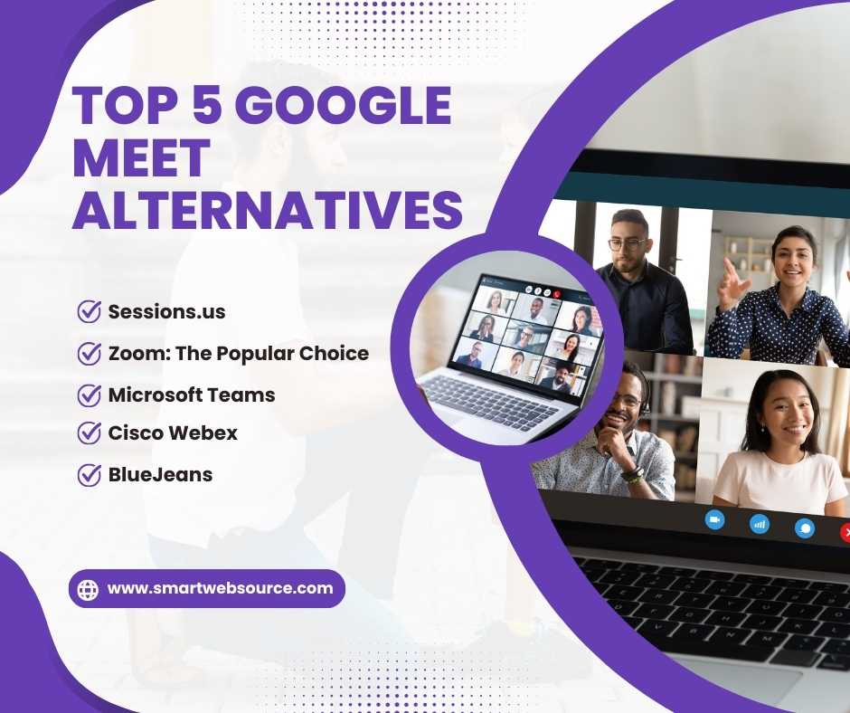 Top 5 Google Meet Alternatives - SmartWebSource